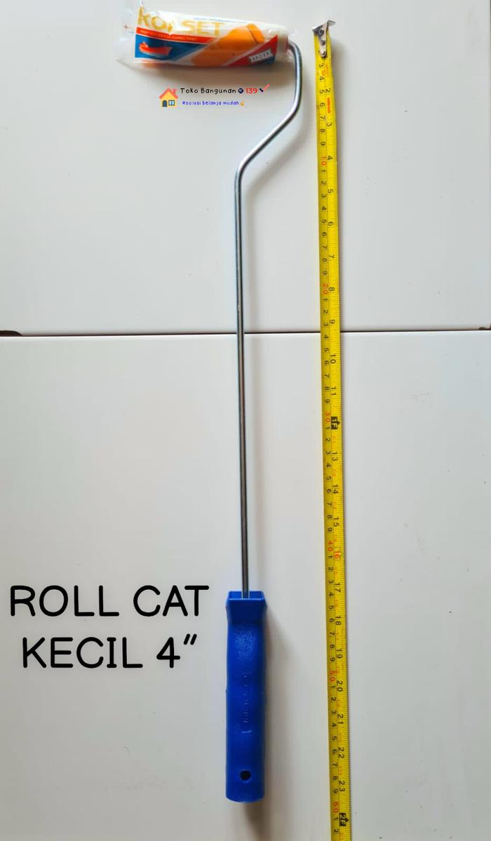 Jual Kuas roll cat kecil 4 inch gagang / rol cat kapal - Kota Bogor ...