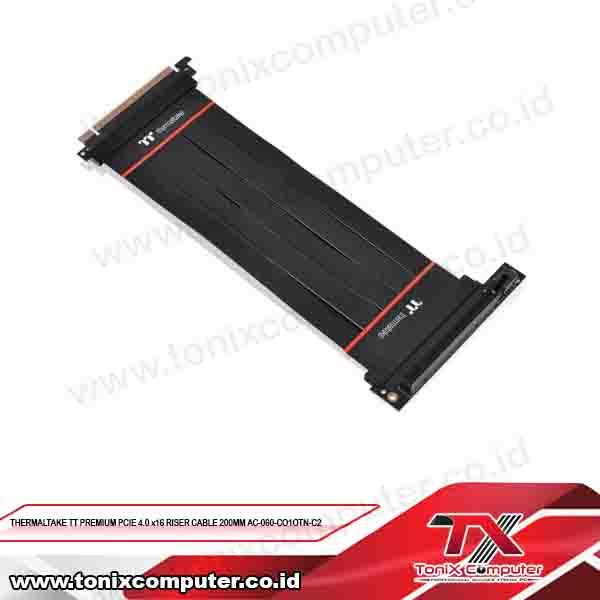 Promo THERMALTAKE TT PREMIUM PCIE 4.0 x16 RISER CABLE 200MM AC-060 ...