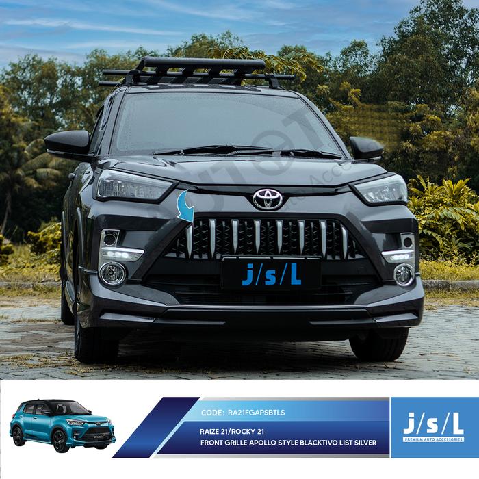 Promo Grill Depan Raize Model Apollo Blacktivo JSL Front Grille Cover ...