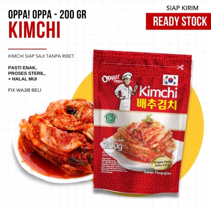 Jual OPPA! OPPA KIMCHI SAWI FRESH HALAL 200GR - JAVA SUPER FOOD KHAS ...