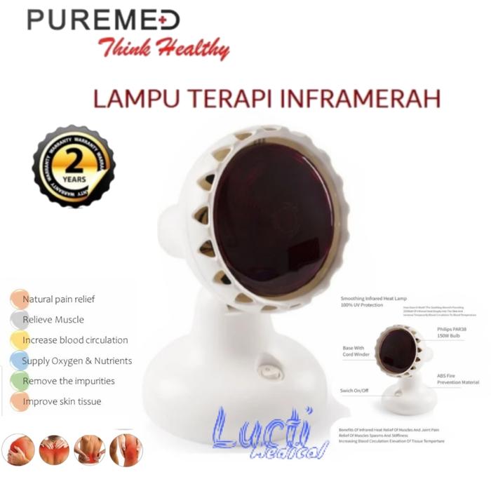 Jual Lampu terapi/ Fisioterapi infrared Philips 150 wath puremed ...