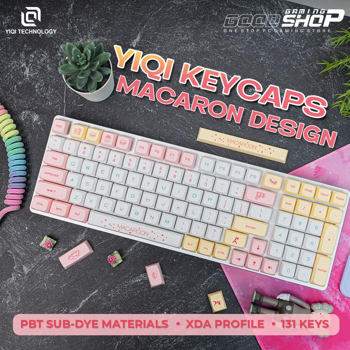 Jual Yiqi Keycaps Macaron PBT Dye-Sub XDA Profile - Jakarta Pusat - Goodgamingshop | Tokopedia
