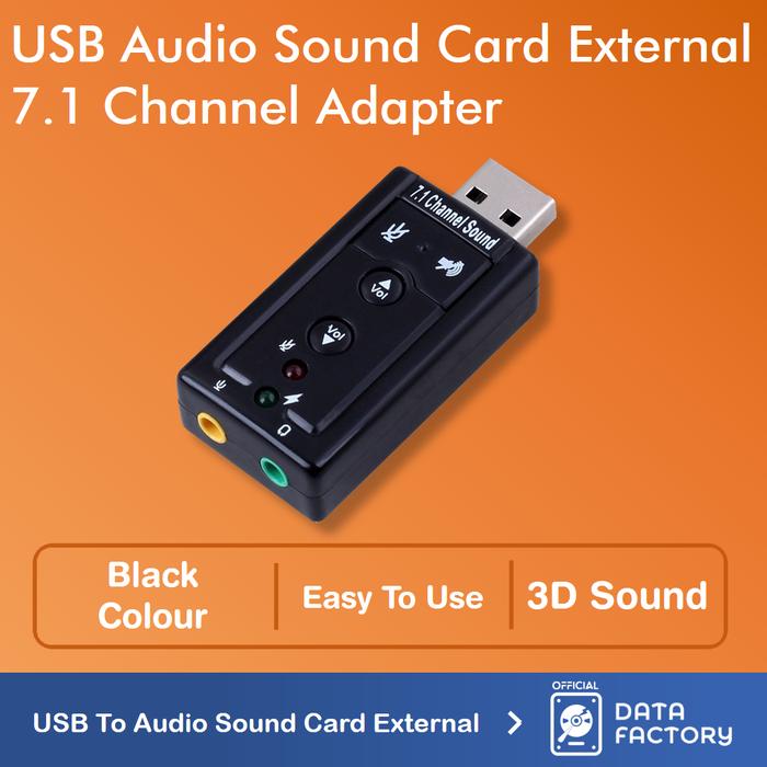 Jual Converter Sound Card Adapter USB 7.1 Channel External Konverter Audio - Kota Surabaya ...