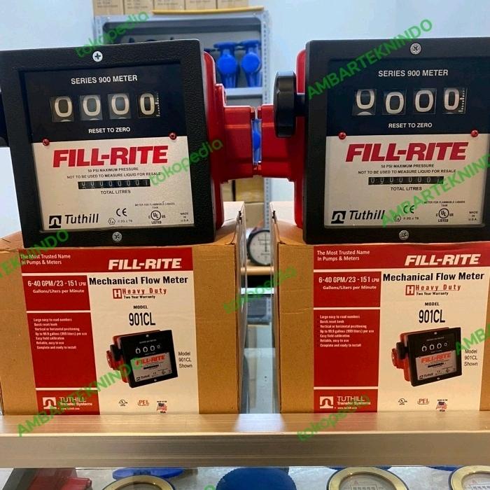 Jual FLOW METER FILL-RITE TYPE FR901CL SERIES 900 4 DIGIT SIZE 1,5 INC ...