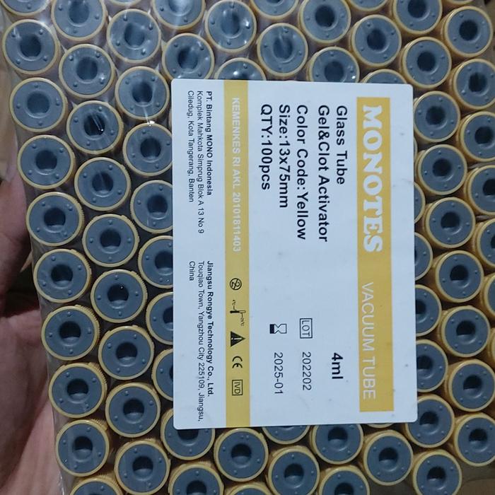 Jual tabung darah vacutainer sst glas mono - Kab. Purwakarta - Shubuh ...
