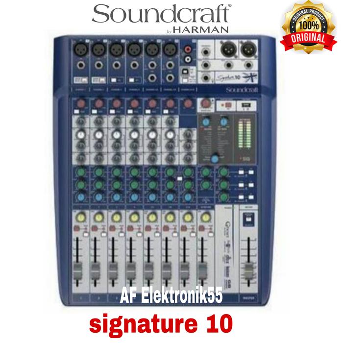 Jual Mixer Soundcraft Signature 10 Original Garansi Resmi - Jakarta ...
