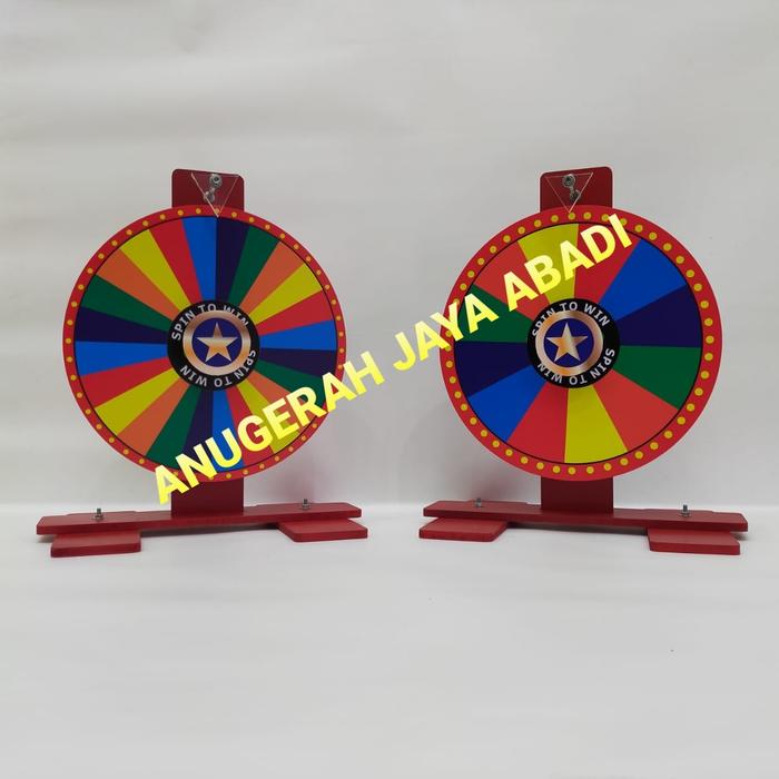 Jual RODA UNDIAN MEJA 30 / WHEEL OF FORTUNE MEJA 30 / SPIN TO WIN MEJA ...