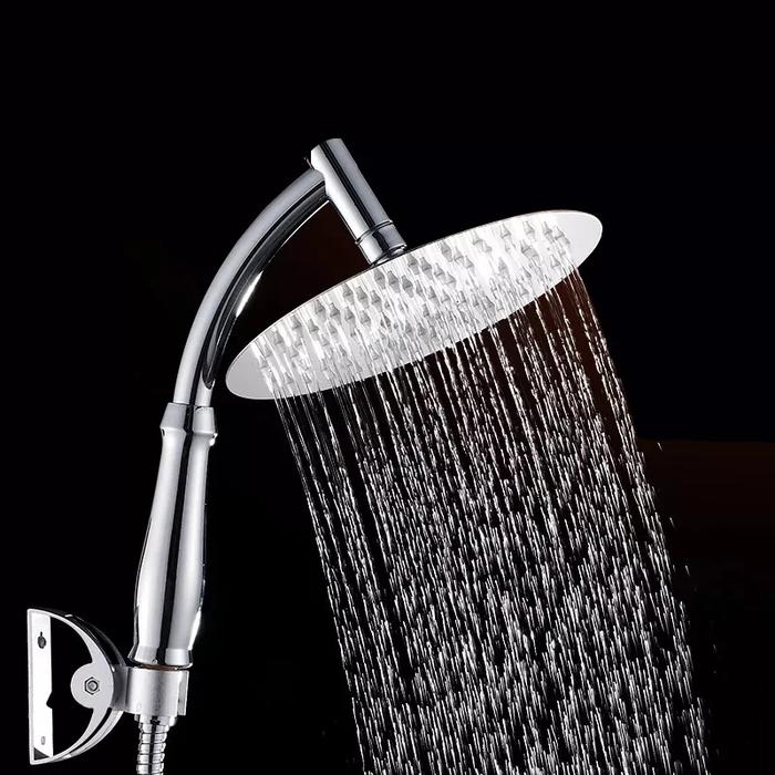 Jual BIG SHOWER KEPALA SHOWER UKURAN BESAR 8 INCH RAINFALL SHOWER MANDI ...