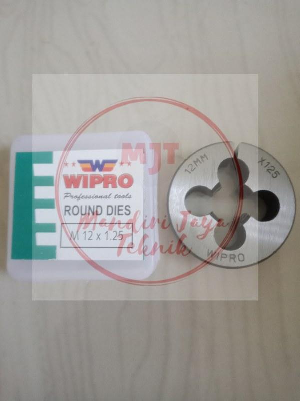 Jual Mata Senai Snai drat luar / Round Dies M12 x 1.25 WIPRO - Kota ...