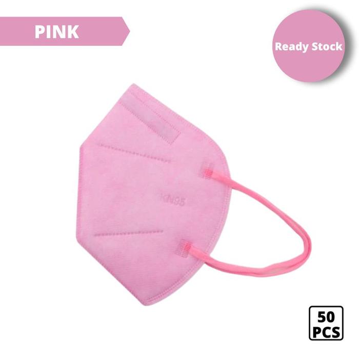 Promo Masker KN95 Hijab tali Kepala 1 Box isi 50 pcs kemasan satuan ...