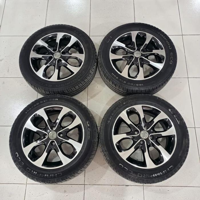 Jual VELG MOBIL SEKEN R15 BAUT 4 STD NISSAN MARCH R15 PCD 4X100 + BAN ...