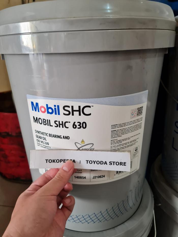 Jual MOBIL SHC 630 Oli Sintetik Gear ISO VG 220 Original Packing 20L ...