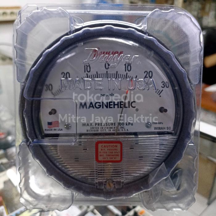 Jual Dwyer Magnehelic 30 0 30 (2300-60pa) Differential Pressure Gauge ...