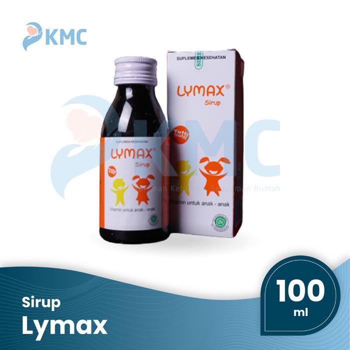 Jual Lymax Sirup 100ml | Multivitamin Anak | Penambah Nafsu Makan dan ...