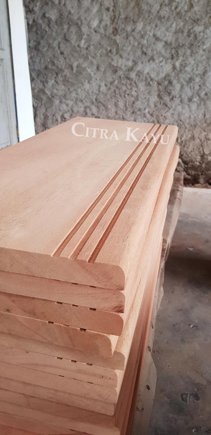 Jual TRAP TANGGA / PAPAN / ANAK TANGGA KAYU SOLID KAMPER / MERBAU ...