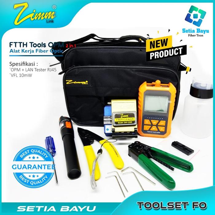 Jual FTTH Tool Set Lengkap OPM Warna Biru ftth toolkit cleaver opm ...