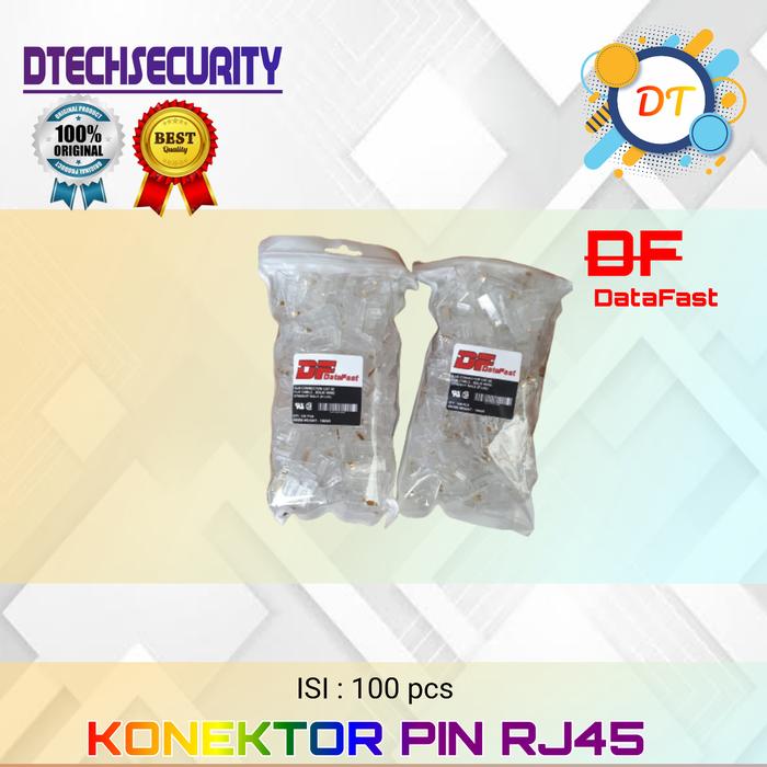 Jual PIN RJ 45 CAT.5 DATA FAST-KONEKTOR RJ45 CAT5 LAN CONNECTOR - Kota ...