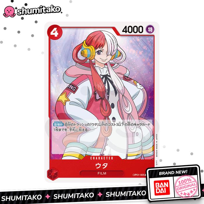 Jual Kartu One Piece TCG Cards Romance Dawn BT-01 Uta Rare #5 - Kab ...