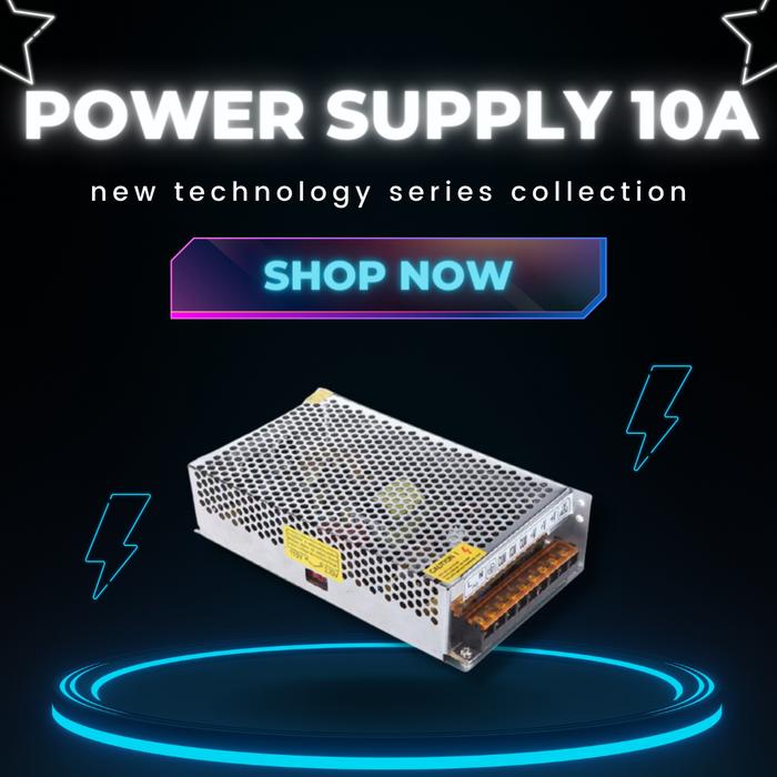 Jual POWER SUPPLY JARING 10A PSU CCTV 12V 10A BERGARANSI - Jakarta ...