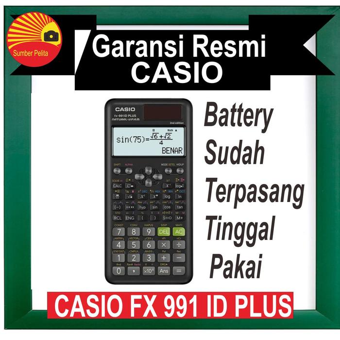 Jual CASIO FX 991 ID PLUS KALKULATOR SCIENTIFIC / FX991 2nd Edition ...