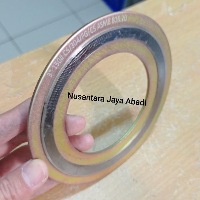 Jual SWG / Spiral Wound Gasket Carbon Steel / CS / Besi Ansi 150 3 ...