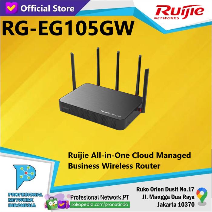Promo Ruijie Cloud Managed RG-EG105GW All-in-One Business Wireless ...
