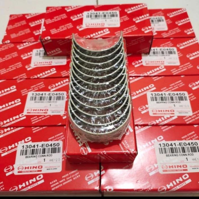 Jual METAL JALAN J08E HINO 500 LOHAN FM260 BEARING CONNROD 13041-E0450 ...