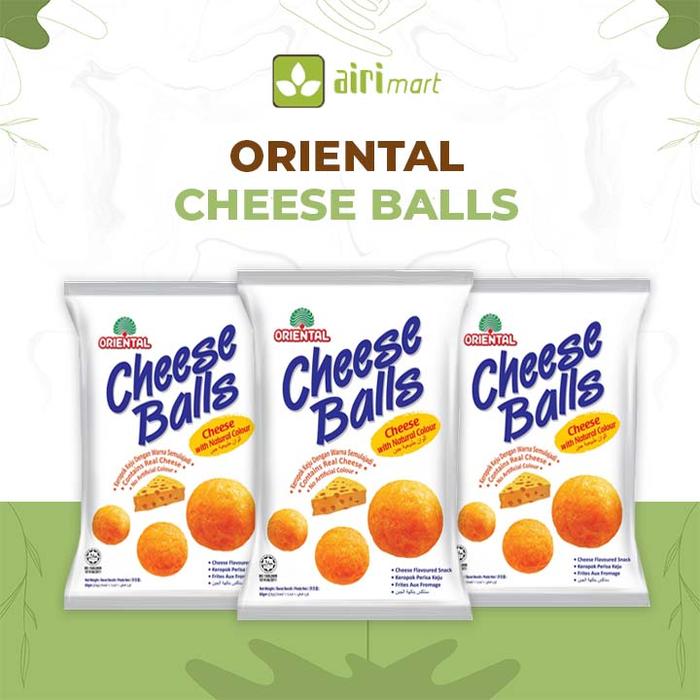 Jual Oriental Cheese Ball 60 gr Snack Rasa Keju Berbentuk Bola - Kota ...