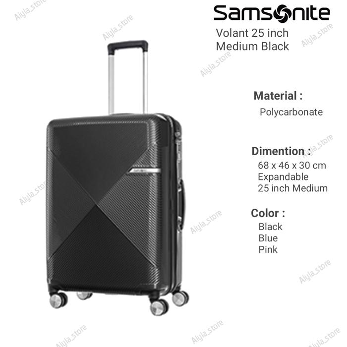 Jual Koper Samsonite Volant 68 cm 25 Inch Medium Hardcase Expandable ...