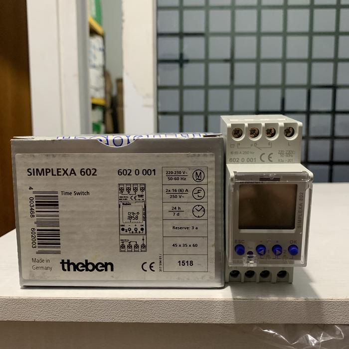 Jual Theben timer switch simplexa 602 made in germany original simplexa602 - Jakarta Pusat ...