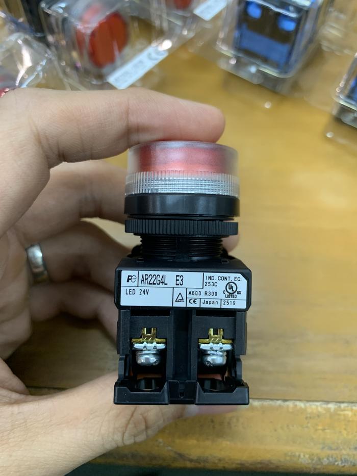 Jual Illuminated Push Button Guard Fuji AR22G4L-10E3 24Volt 24vac/vdc ...