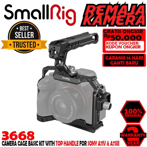 Promo SMALLRIG CAMERA CAGE KIT TOP HANDLE FOR SONY A7IV A7SIII 3668 ...