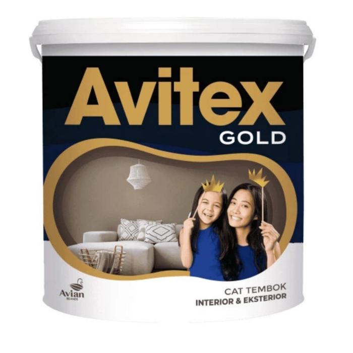 Jual CAT TEMBOK INTERIOR AVITEX GOLD SUPER WHITE (PUTIH) 5kg - Putih, 5 ...
