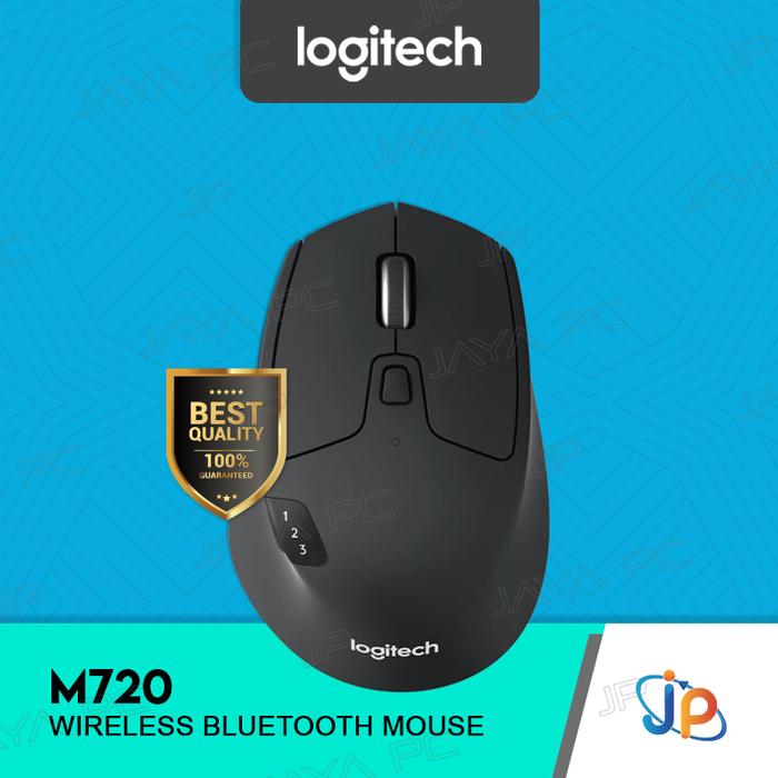 Promo Logitech Wireless Bluetooh Optical Mouse M720 Triathlon - Multi Device Cicil 0% 3x ...