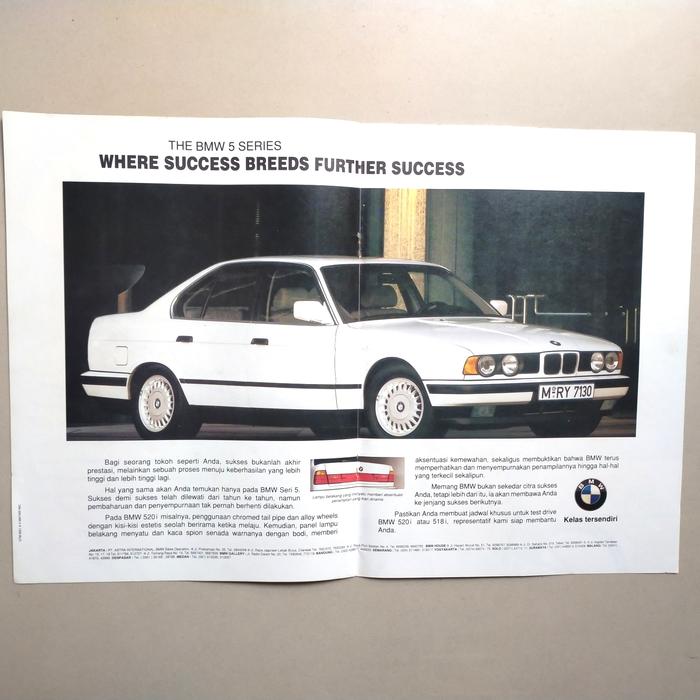 Jual Iklan jadul Mobil The BMW 5 series - original dari majalah lawas ...