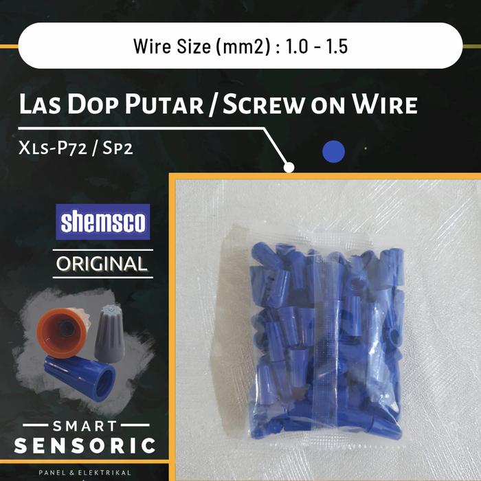 Jual Las Dop Kabel 1mm 1.5mm Shemsco XLS-P72 Lasdop Putar Screw SP2 ...