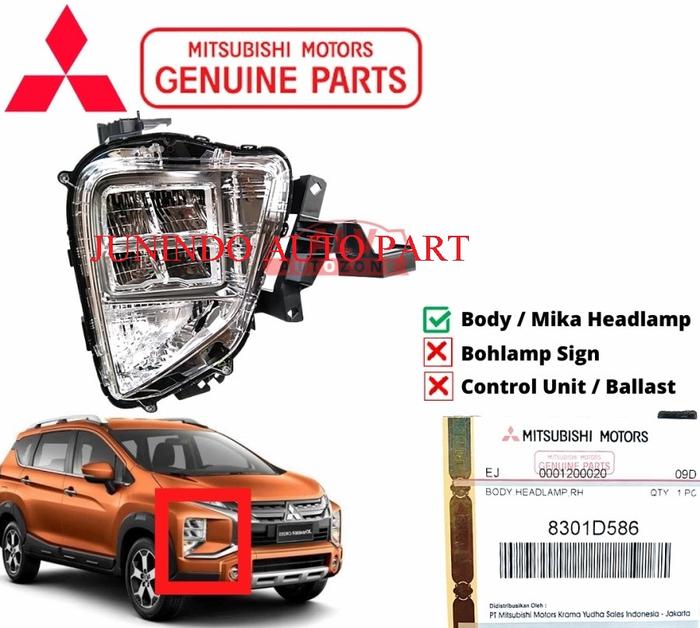 Jual HEAD LAMP UNIT KANAN XPANDER DAN XPANDER CROSS 8301D586 - Jakarta ...