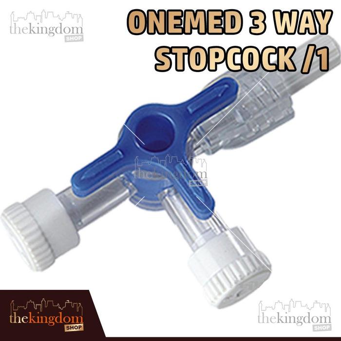 Jual Onemed 3 Three Way Stopcock Tube /1 50 Infus Conector Stop Cock ...