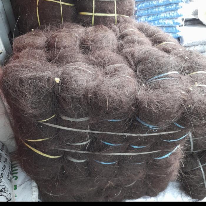 Jual ijuk aren resapan air 1 bal (10 ikat) ijuk halus saringan air ...