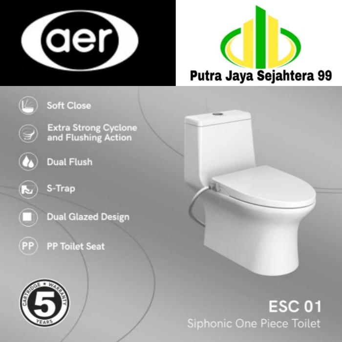 Jual AER Kloset Duduk Smart Washer Siphonic ESC 01 - Kab. Gresik ...