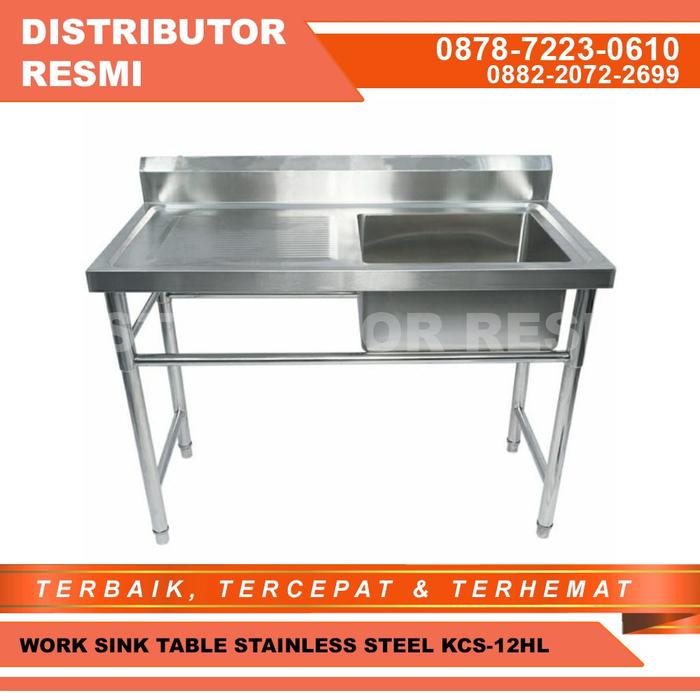 Jual sink Table Stainless Steel / Bak Cuci Piring Restoran | KCS-12HL MUTU - Kota Tangerang ...