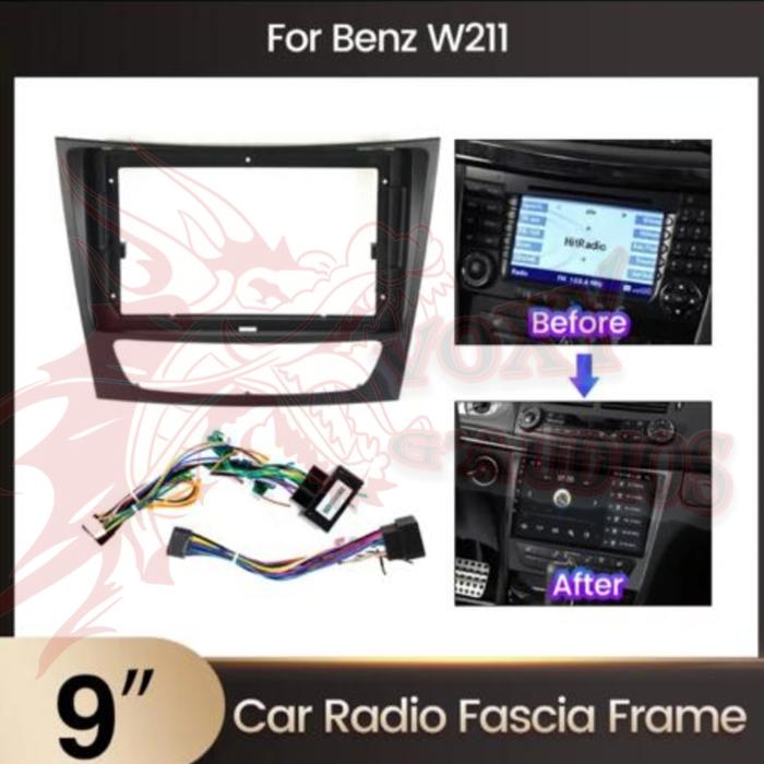 Jual Frame Head Unit Android Mercedes Benz E-Class W211 9 inch - Canbus ...