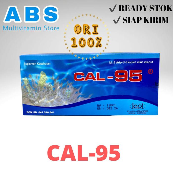 Jual Cal-95 box isi 30 kaplet kalsium cal 95 - Kab. Bogor - ABS ...