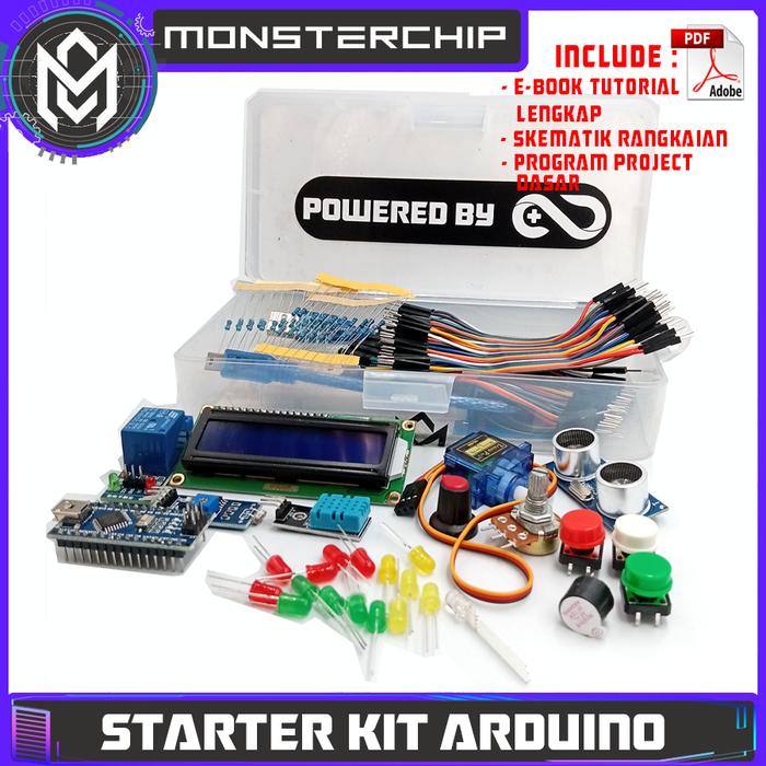Promo STARTER KIT ARDUINO KIT STARTER PAKET LENGKAP TRAINER ...