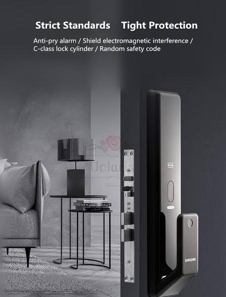 Jual Smart Door Lock SHS-P50 samsung black phantom limited edition ...