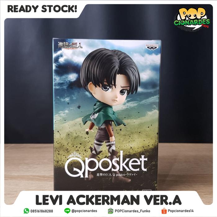 Jual Banpresto - Attack On Titan - Qposket Levi Ackerman Ver. A - 18529 ...