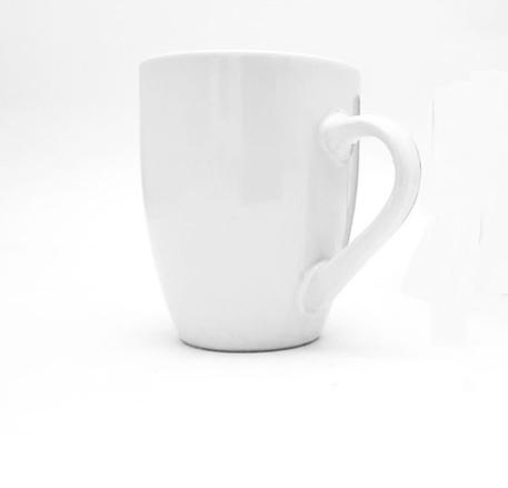 Jual Mug Cangkir Keramik Corel Putih Polos Coffee kopi Teh 350ml QUEEN ...