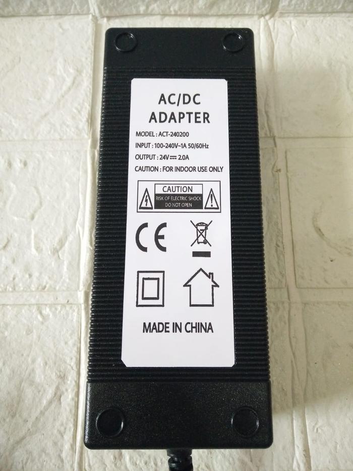 Jual AC/DC ADAPTOR 24V 2.0A MODEL ACT-240200 - Kota Tangerang - PREMIUM ...
