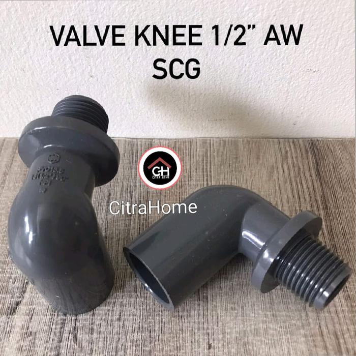 Promo KDL Valve Knee PVC 1/2" AW SCG - Kota Bandung - CitraHome | Tokopedia
