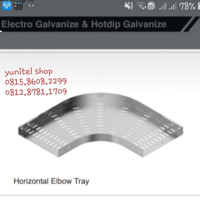 Jual horizontal elbow cable tray ukuran 50x50 electro - Jakarta Utara ...